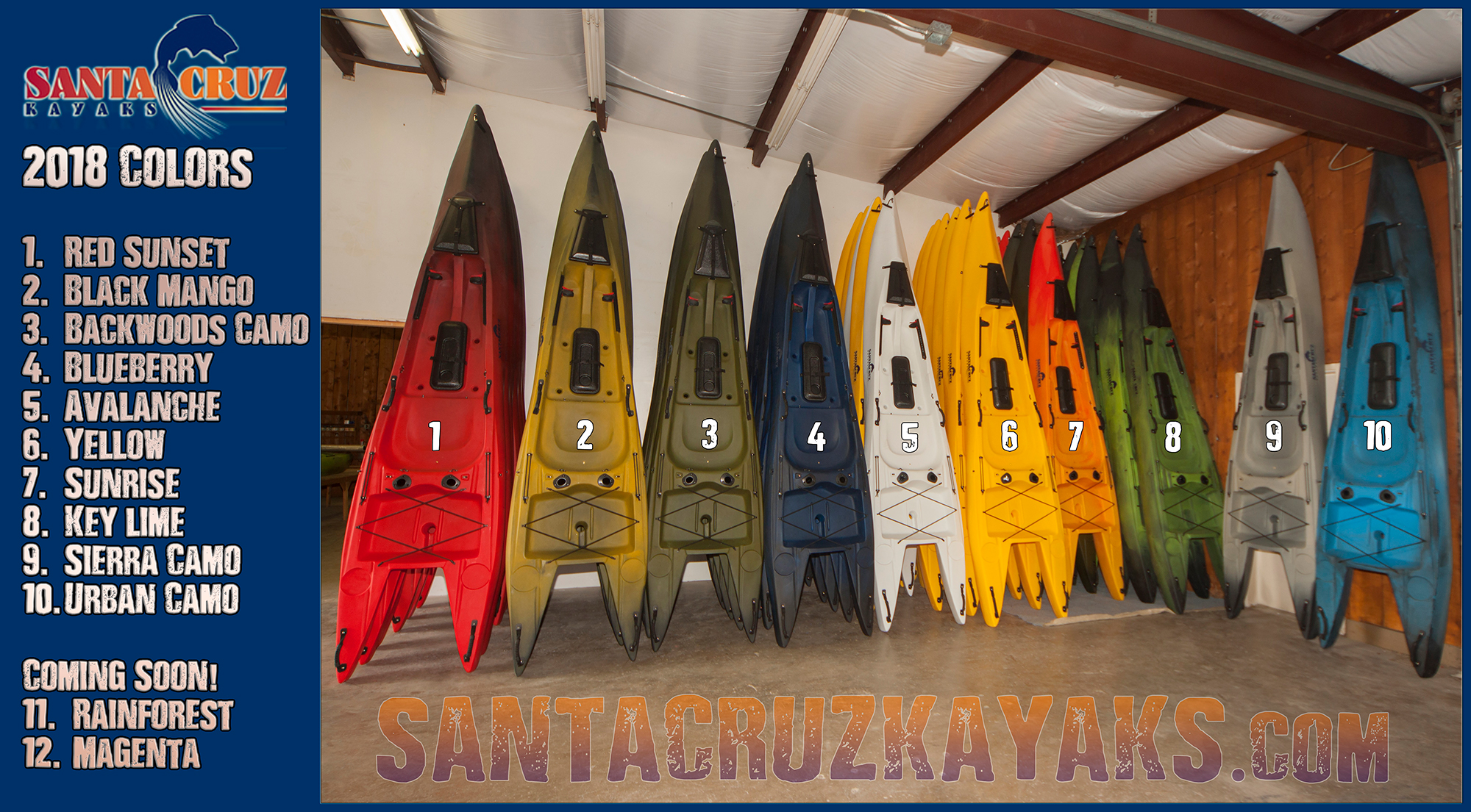 Santa Cruz Kayaks | Color Options