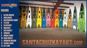 Color Options for the Raptor Kayak | Santa Cruz Kayaks [Fishing] [Diving]